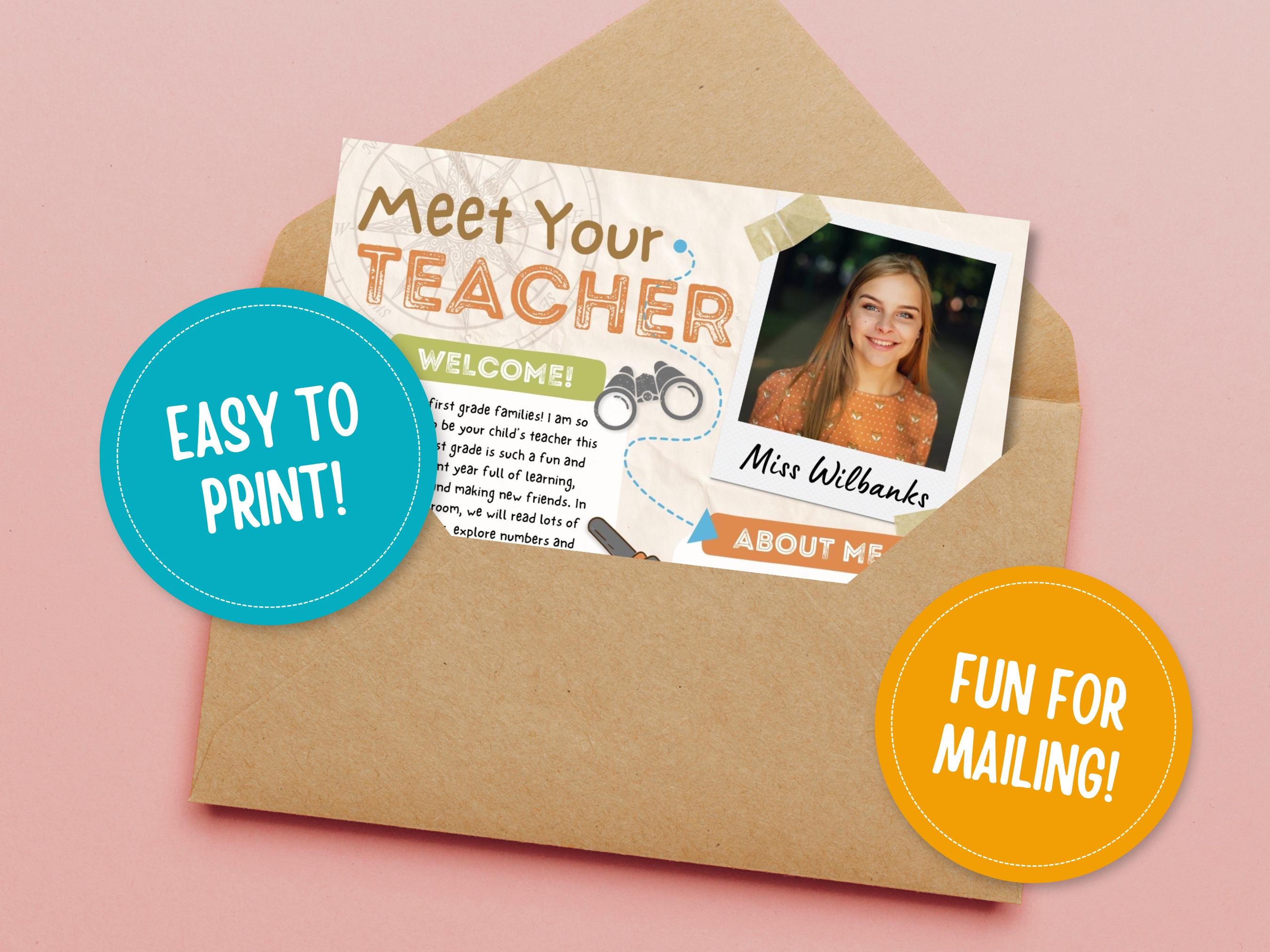 Meet the Teacher Adventure Template | Editable Back to School ...