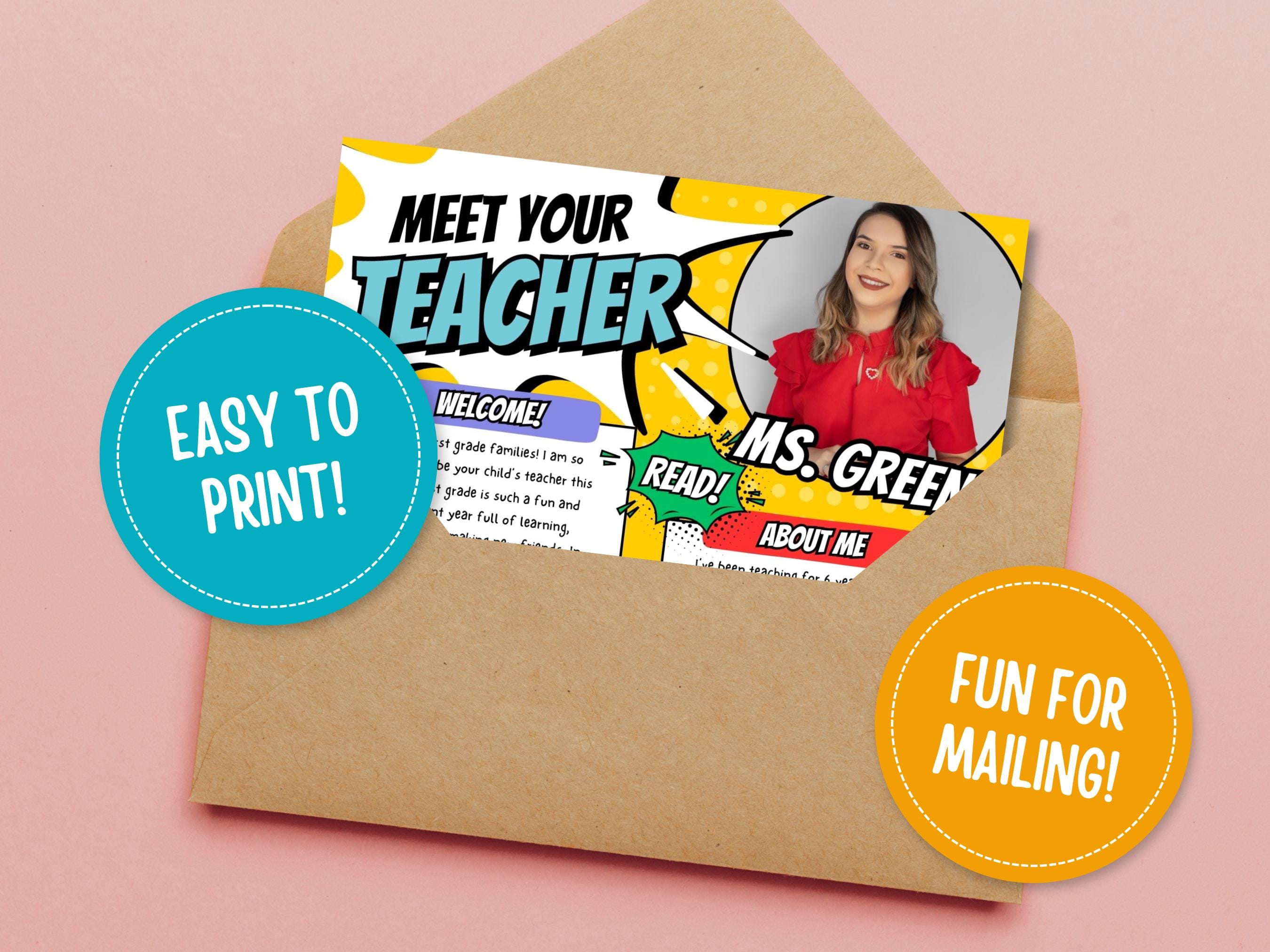 Editable Meet the Teacher Superhero Comic Theme | Welcome Back to ...
