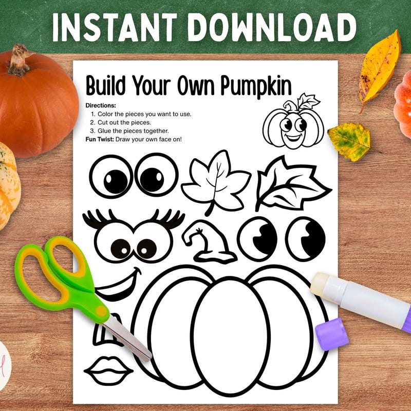 Pumpkin Printable - Etsy