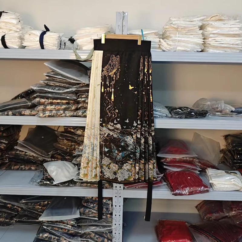 Hanfu Black Skirt - Etsy UK