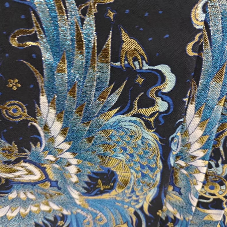 Embroidered Phoenix Hanfu Skirt, Auspicious Dragon Pattern, Pleated ...