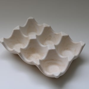 Jesmonite Egg Tray, Modern Minimalist Egg Holder, Kitchen Counter ...