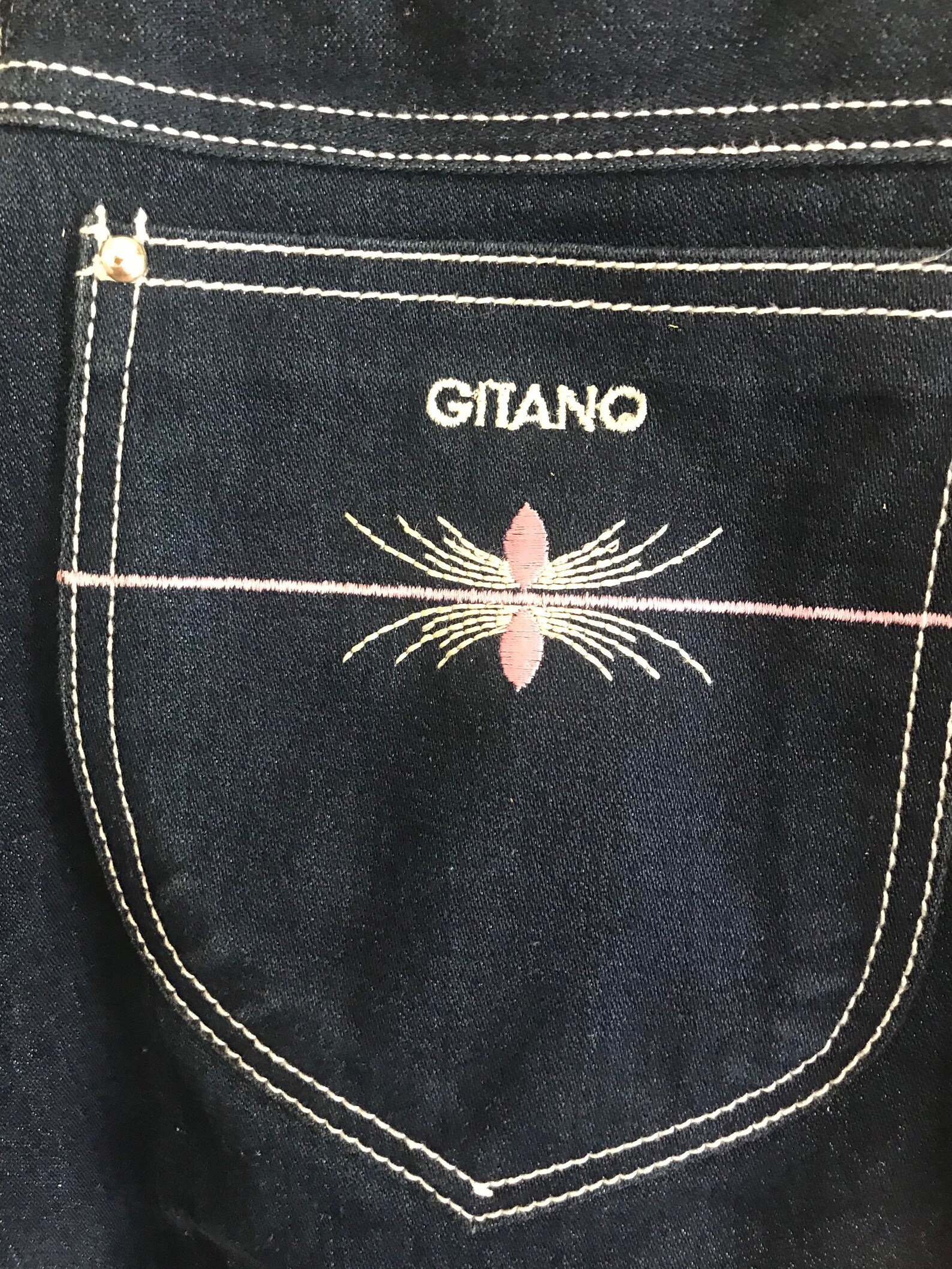 Gitano 1970's High Waisted Denim Blue Jeans - Etsy