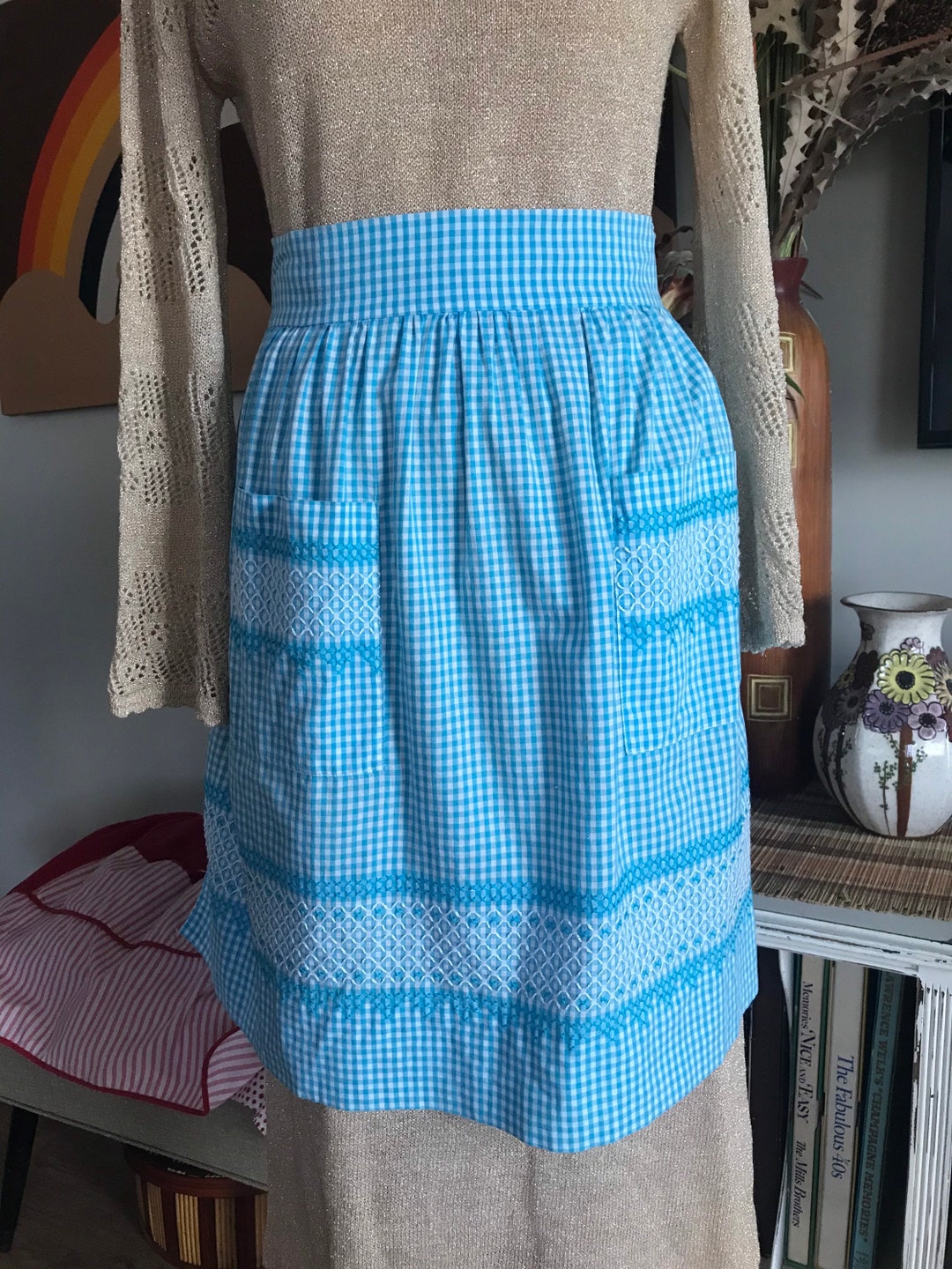 Frocked 1960s Apron - Etsy