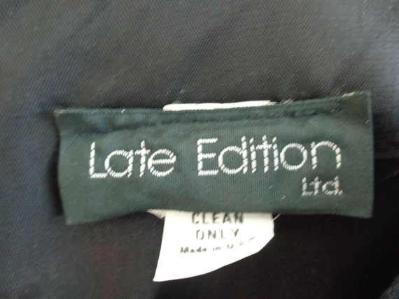 Late Edition Ltd 1990's Black Car Wash Dress - Gem