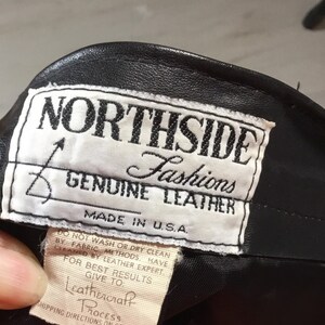 Northside Fashions 1980’s Black Leather Skirt - Etsy