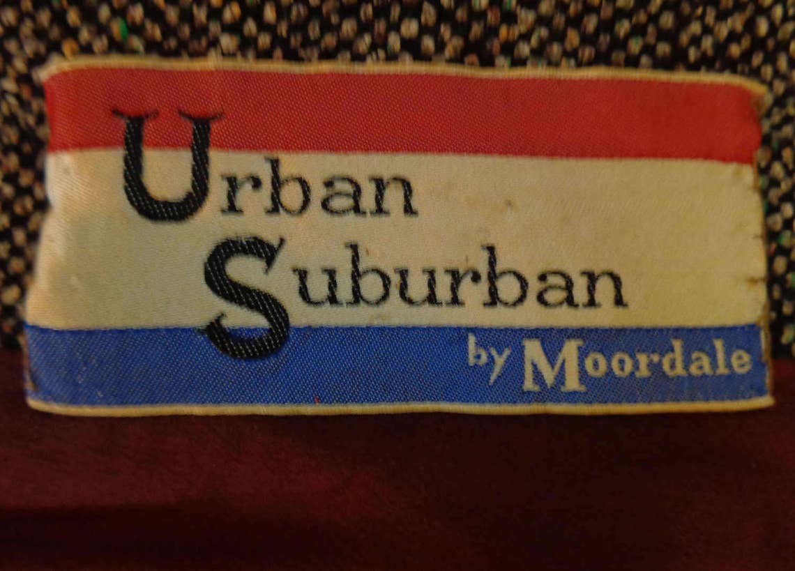 1940's Urban Suburban Ladies Classic Brown Tweed Suit With - Etsy