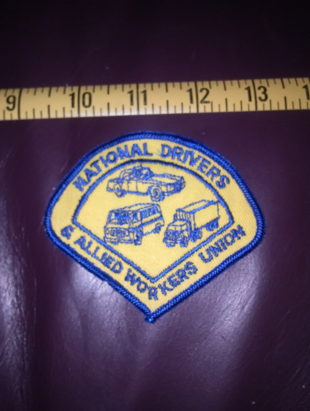 Iron on National Drivers Allied Workers Union Patch - Applique - New ...