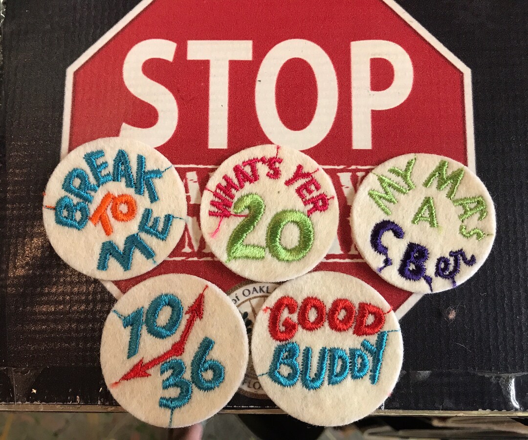 Vintage - Sew on - Lot of 5 Trucker Patches - Applique - New Old Stock ...