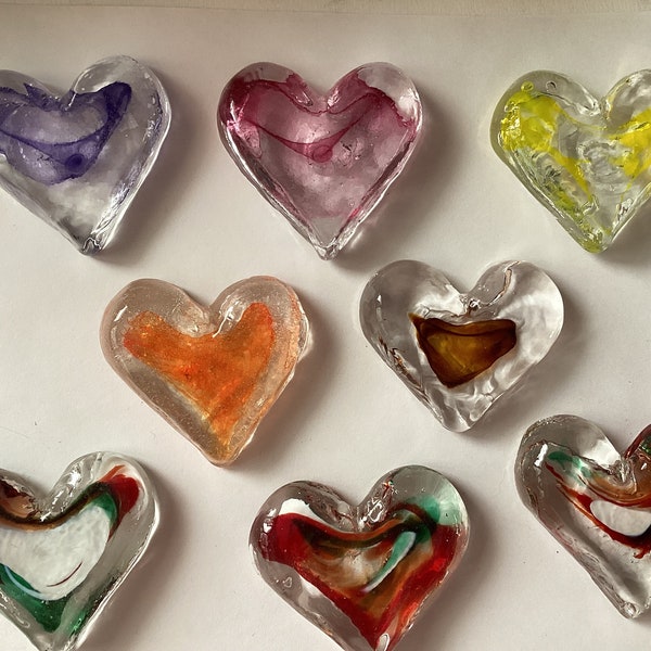 Glass Heart - Etsy