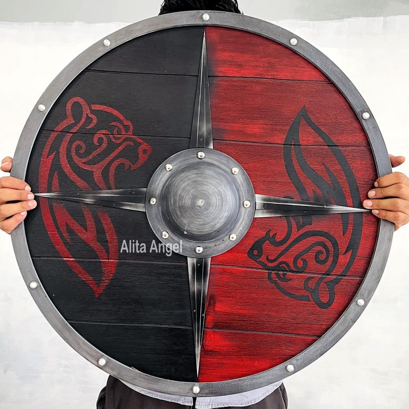 Viking wooden shield - Etsy.de