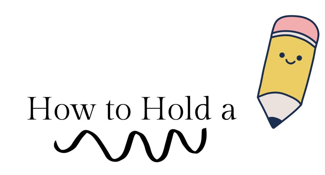How to Hold a Pencil: Learning to Write, Toddler Activities (digital ...