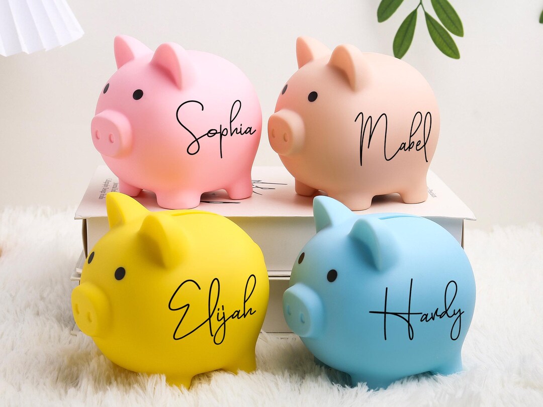 Personalized Piggy Bank,easter Gifts for Kids,piggy Bank, Kids Bank ...