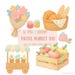 Kawaii Pastel Market Clipart Bundle: Spring Market Pngs (digital ...