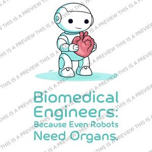 Biomedical Engineer Wall Art, Digital Print for Engineers, PNG JPG ...