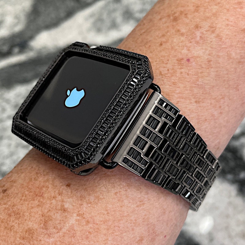 Iced Out Apple Watch Band - Etsy