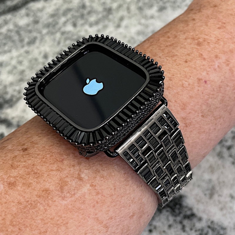 Iced Out Apple Watch Band - Etsy