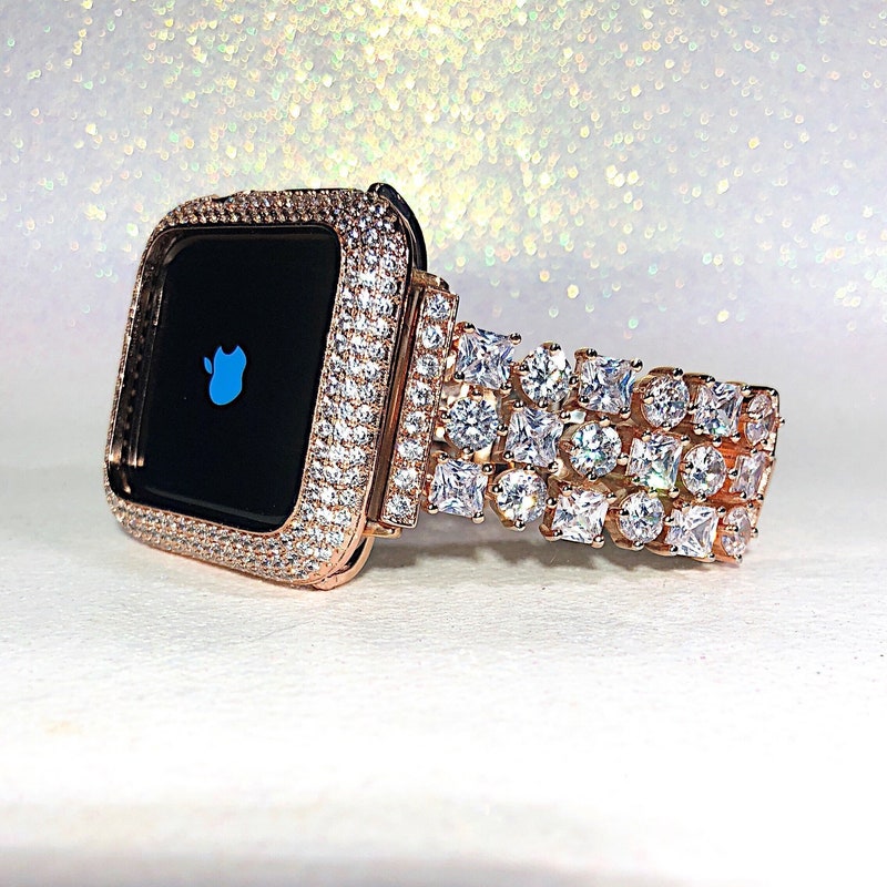 Iced Out Apple Watch Band - Etsy
