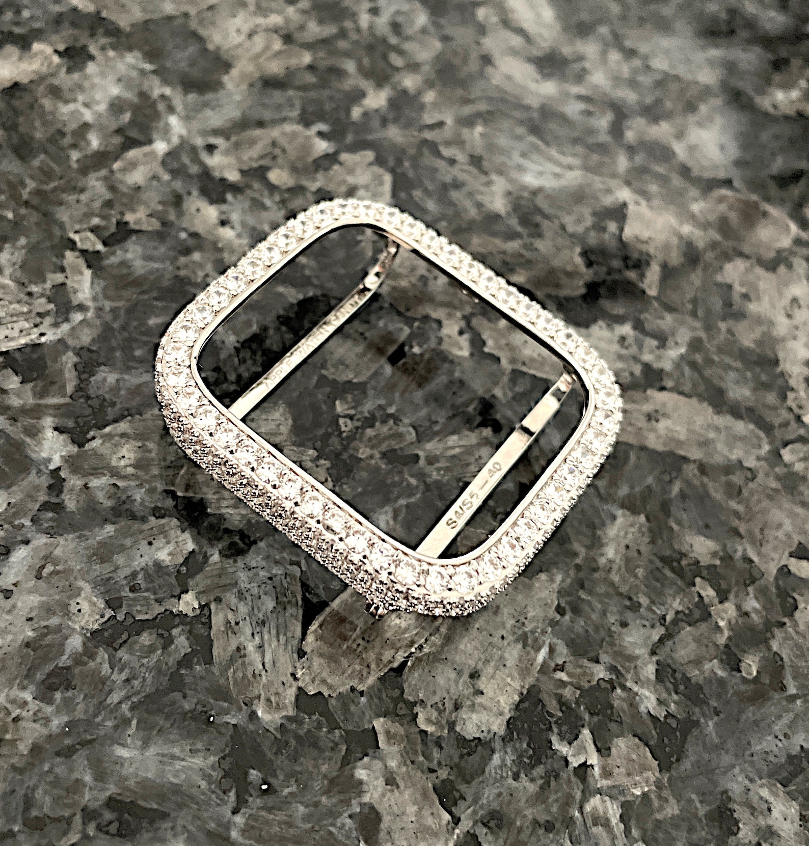 Apple Watch Pendant,necklace White Gold Wear on Watch or Neck Lab ...