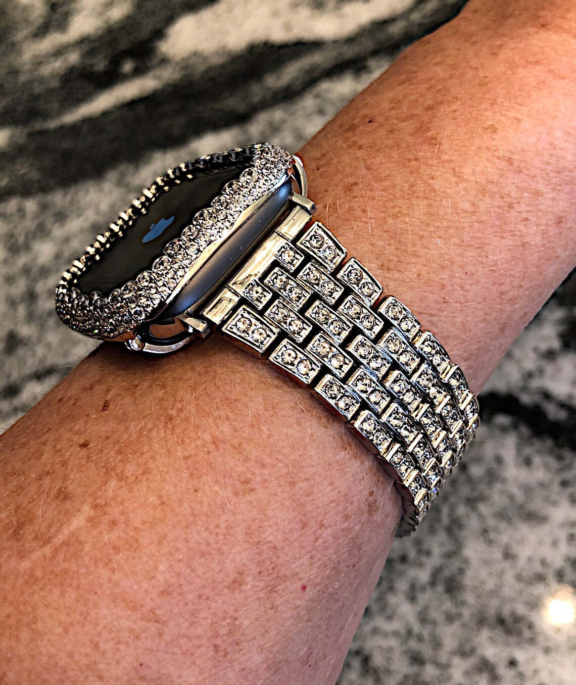 Crystal Apple Watch Band and or Lab Diamond Apple Watch Case - Etsy