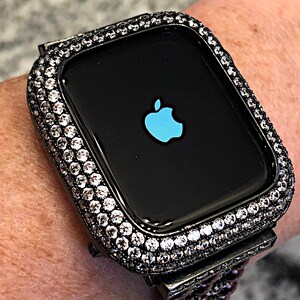 Black Bezel Only Lab Diamond Apple Watch Bezel Case Metal iPad iPhone ...