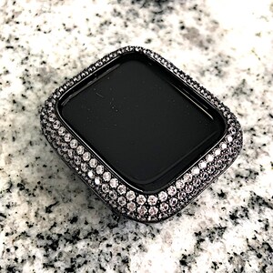 Black Bezel Only Lab Diamond Apple Watch Bezel Case Metal iPad iPhone ...