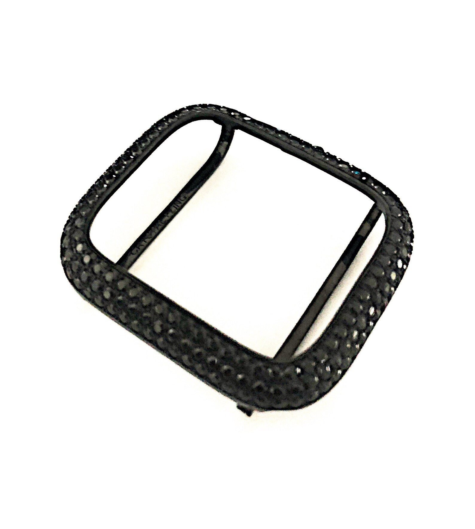 Black Bezel Only Lab Diamond Apple Watch Bezel Case Series - Etsy