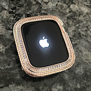 Apple Watch Pendant Rose Gold Necklace Wear on Watch or Neck Diamond ...