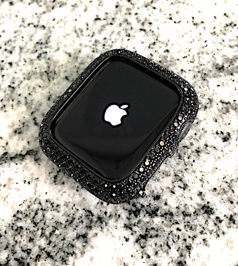 Black Bezel Only Lab Diamond Apple Watch Bezel Case Series - Etsy