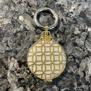 Apple Air Tag Cases Crystal Yellow Gold Air Tag Holder Made With High ...