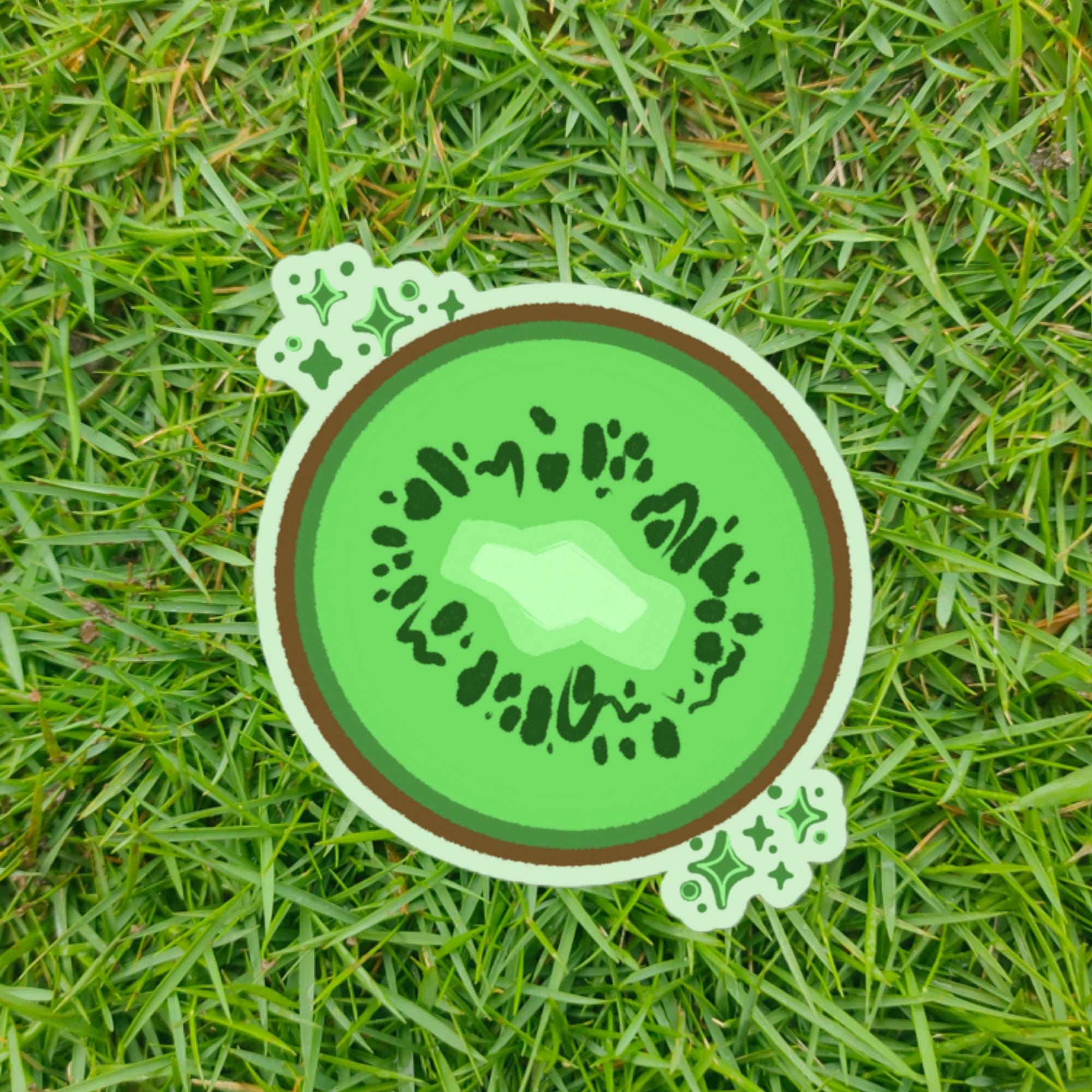 Sparkly Kiwi Sticker - Laptop Decal, Cute Fruit Sticker, Colorful ...