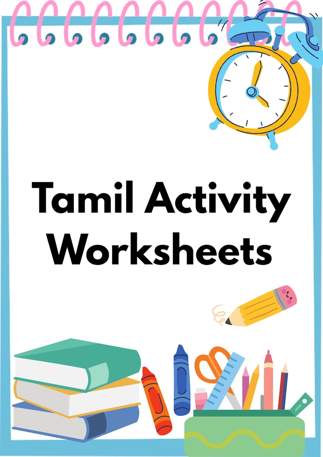 Tamil Alphabet Printable Activity Worksheet 12pages - Etsy