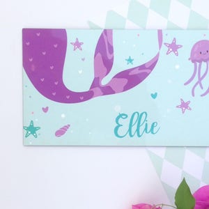 Personalized Mermaid Door Sign - Mermaid Bedroom for Girls ,mermaid ...