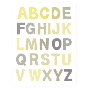 ABC Alphabet Poster Print Wall Art - Etsy