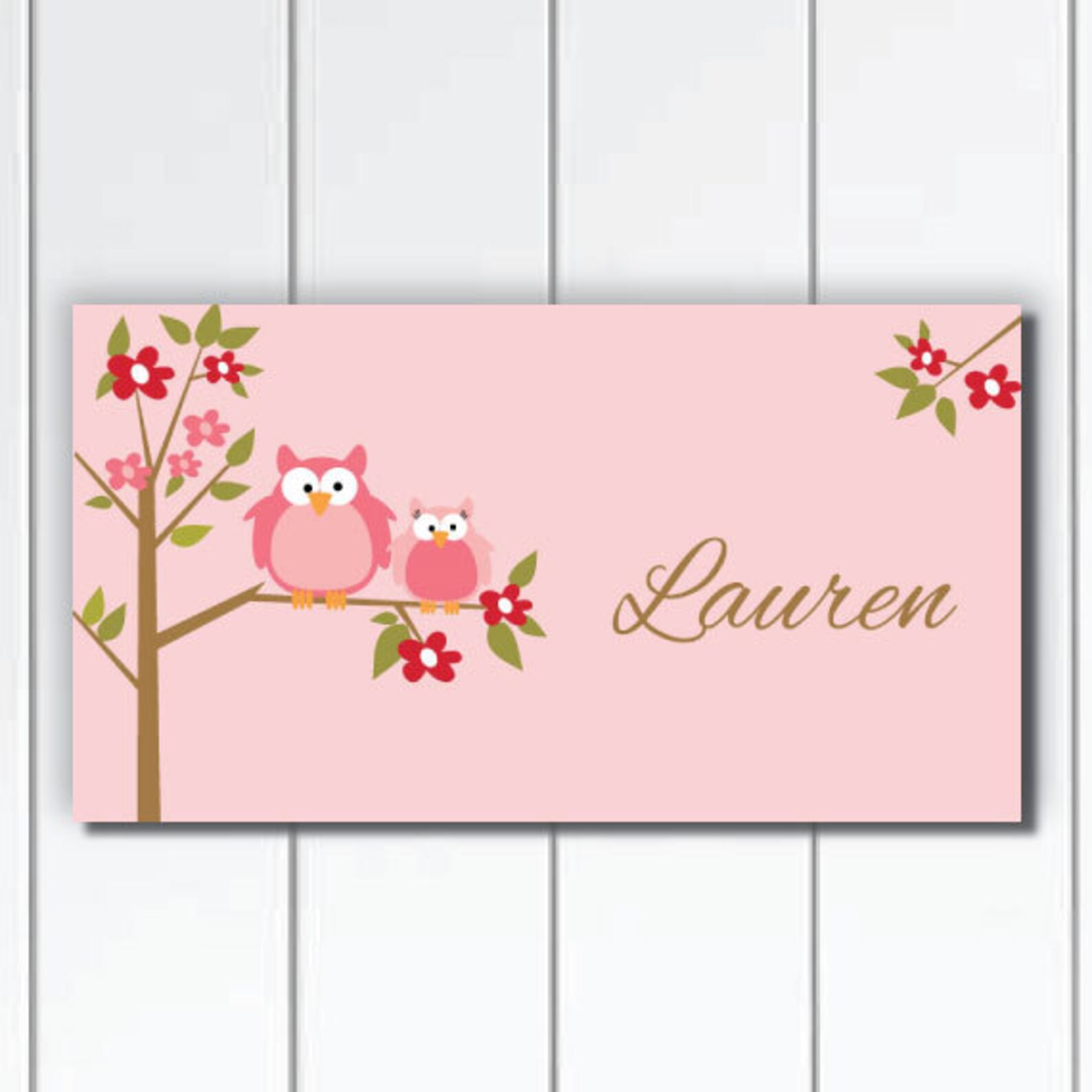 Owl Love Girls Bedroom and Baby Nursery Kids Bedroom DOOR SIGN - Etsy