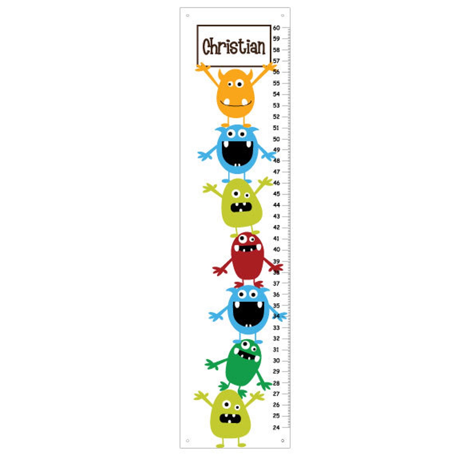 Monster WALL CLOCK for Kids Bedroom Baby Nursery, Cute and Fun Colorful ...