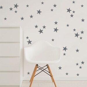 Star Wall Decal, 3 Size Stars Decal Set, Kids Wall Decoration, Nursery ...