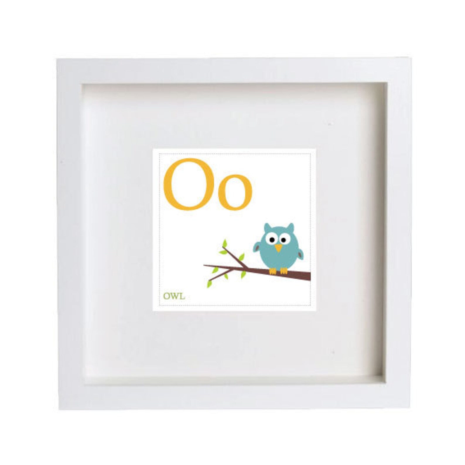 O is for Owl Alphabet Print | Etsy