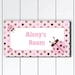Personalized Pink Lady Bug Nursery Door Sign Plaque - Etsy