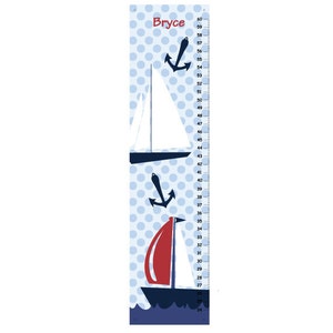 Little Sail Boat Wall Clock, Nautical Boys Wall Clock, Kids Wall Art - Etsy