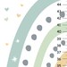Rainbow Love GROWTH CHART - Baby Room Décor -rainbow Baby- Pastel ...