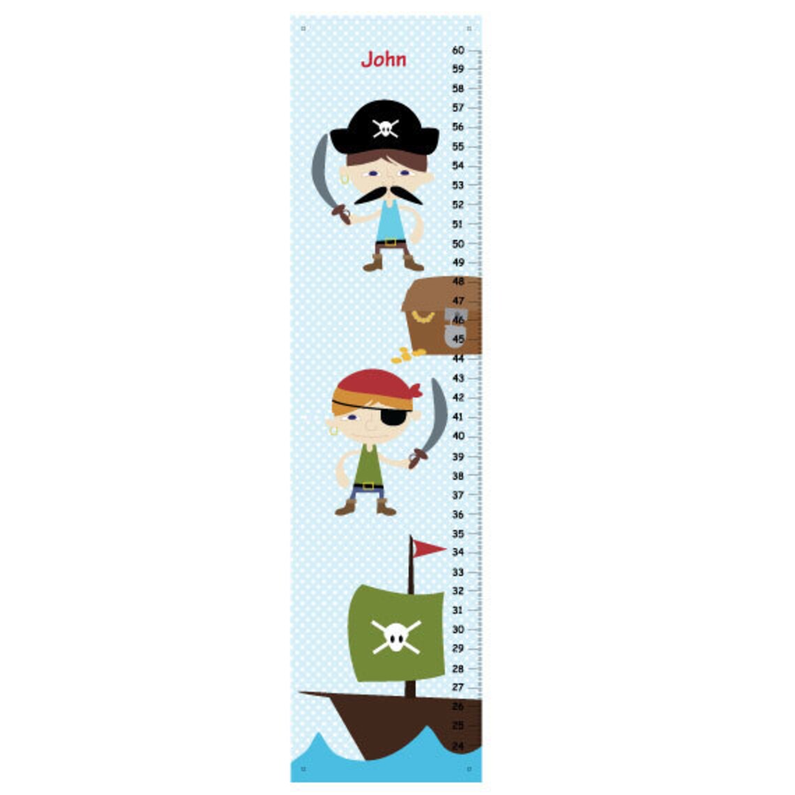 Pirates Kids Wall Clock Kids Pirates Clock Baby Pirates - Etsy