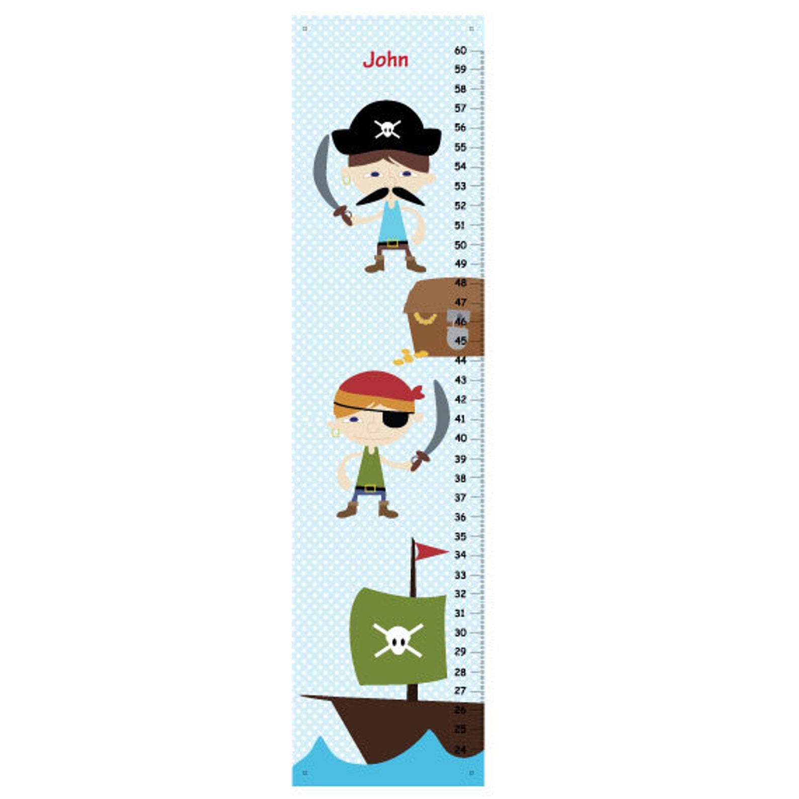 Pirates Kids Wall Clock Kids Pirates Clock Baby Pirates - Etsy