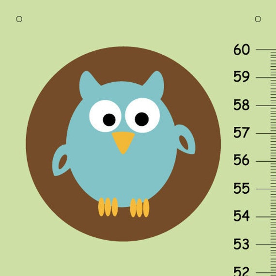 Owl Growth Chart BRAND NEW Oopsy Daisy Growth Chart, WOODLAND Friends