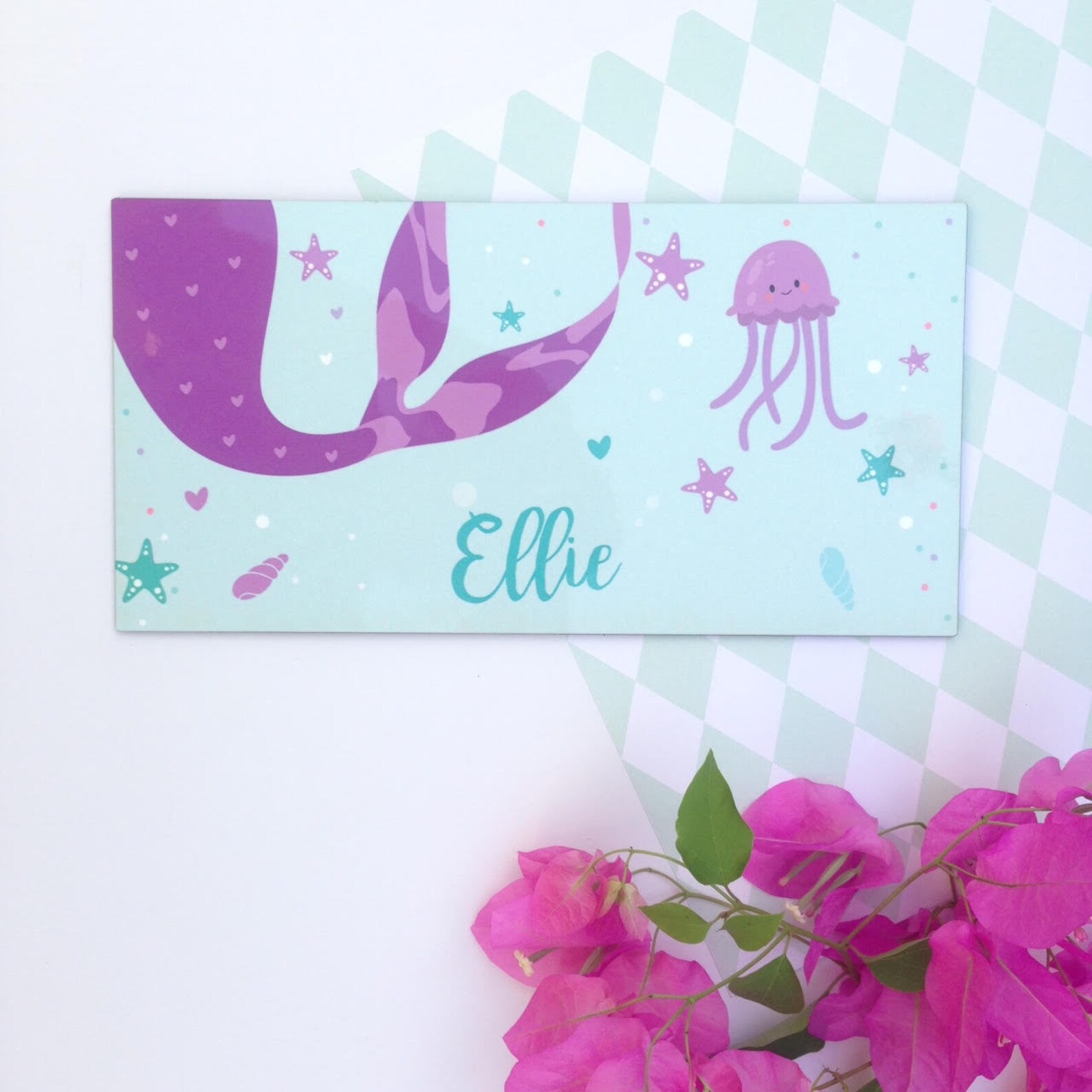 Personalized Mermaid Door Sign Mermaid Bedroom for girls | Etsy