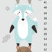 Woodland Growth Chart, Forest Friends Height Chart ,personalized Growth ...