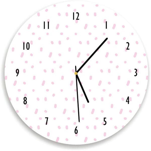 Polka Dot Clock - Etsy