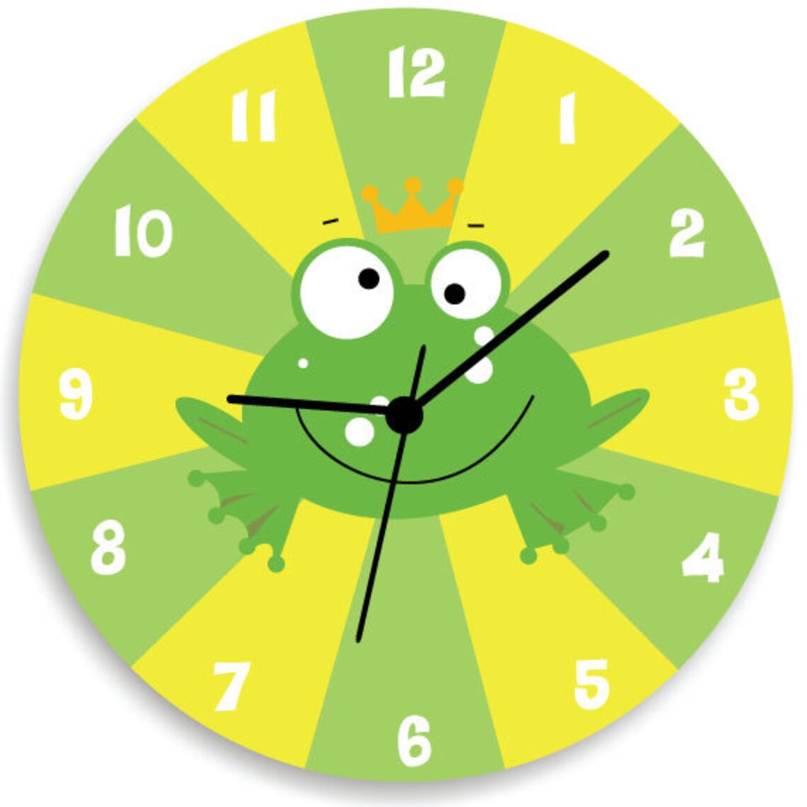 Frog WALL CLOCK for Kids Bedroom Baby Nursery | Etsy