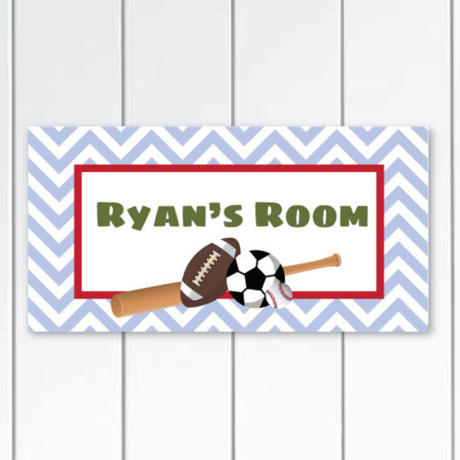 Sports All Star DOOR SIGN Boys Bedroom Decor Plaque Sport - Etsy