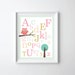 Spanish Nature Themed Alphabet 8x10 Set of 2 Posters Spanish ABC and ...